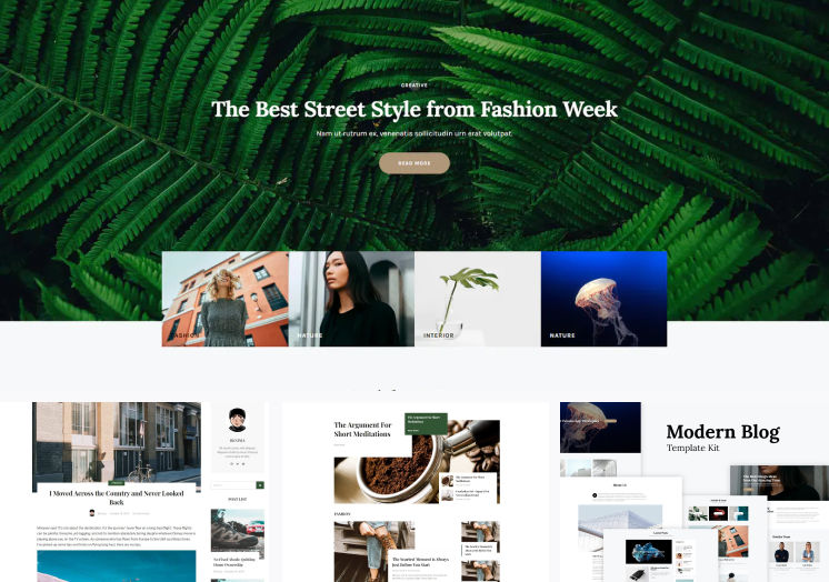 Template Kits - Envato Elements